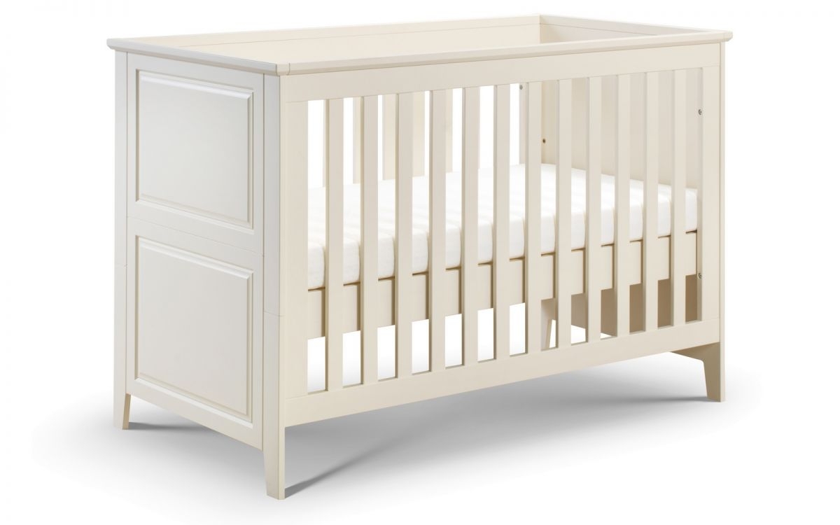 Cambell Stone White Cot Bed
