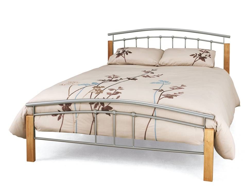 Tetras Silver King Size Bed Frame - King Size Bed Frames - Bed Frames