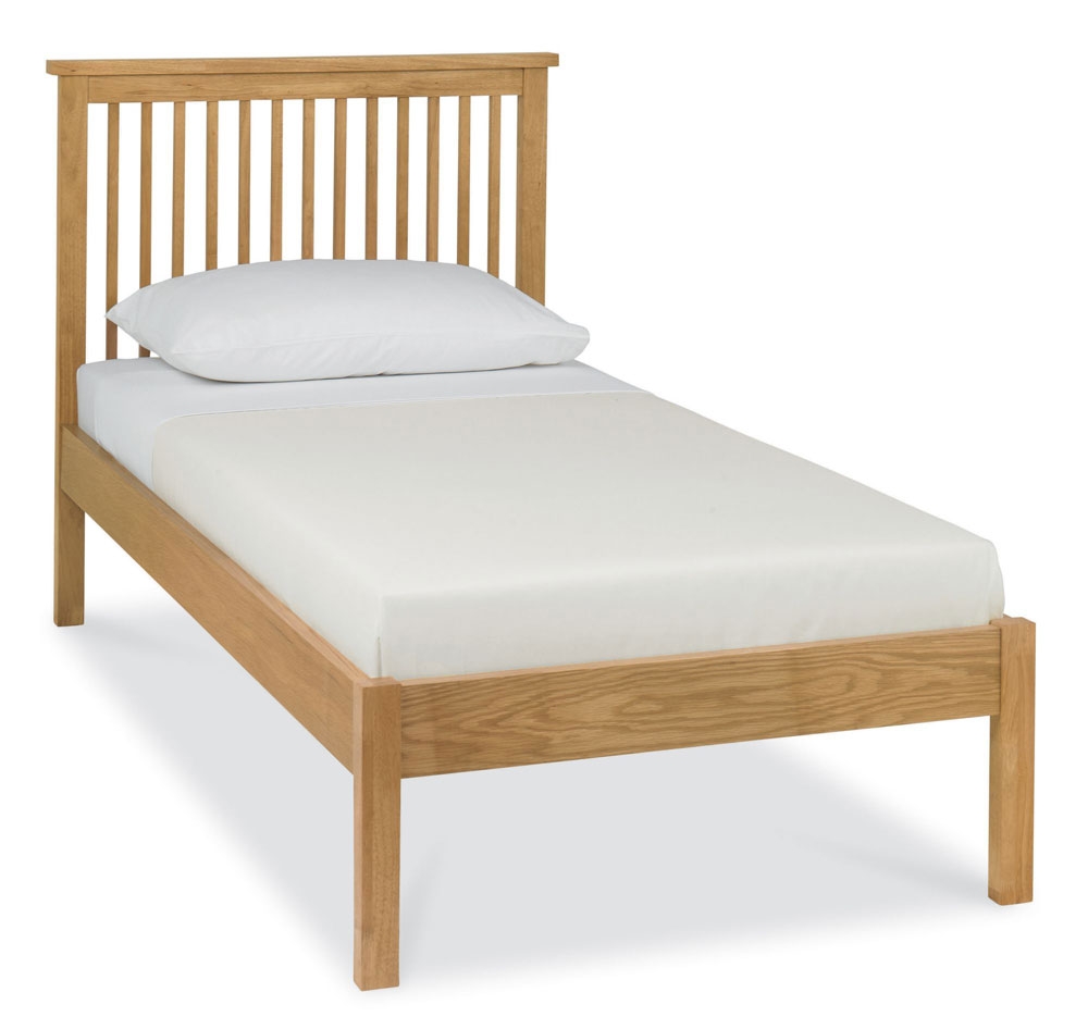 Bentley Designs Atlanta Oak Low Foot Single Bed Frame