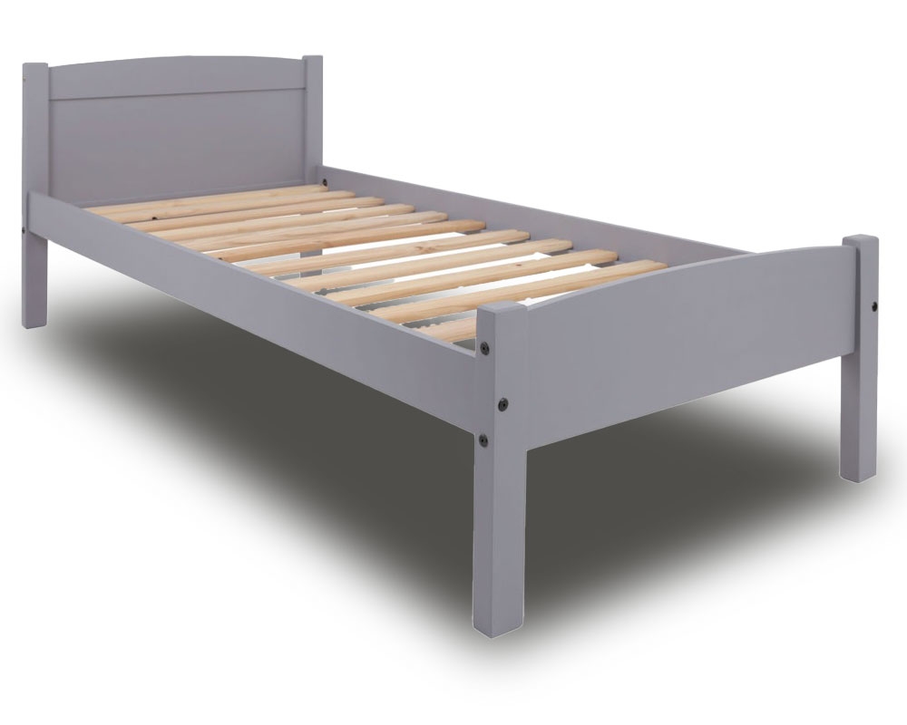 Ambrose Grey Single Bed Frame - Single Bed Frames - Bed Frames