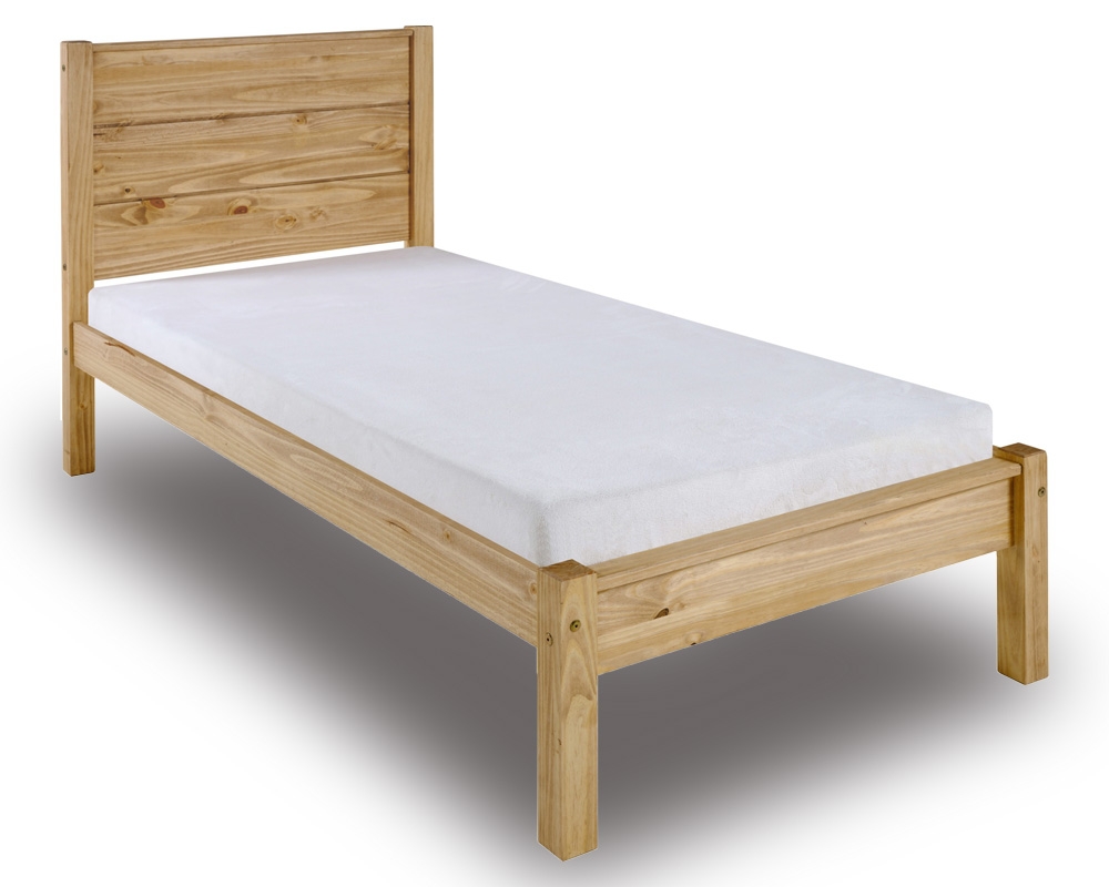 Bardo Pine Single Bed Frame - Single Bed Frames - Bed Frames