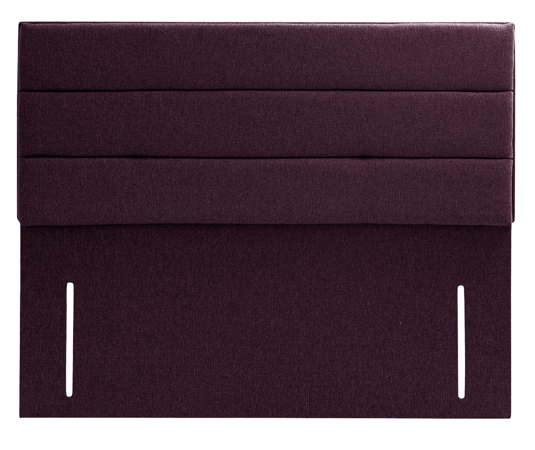 Falcon Aubergine Floorstanding Double Headboard