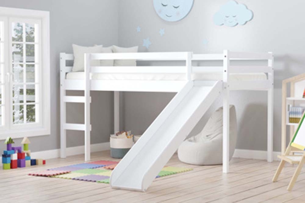 Frank White Mid Sleeper With Slide