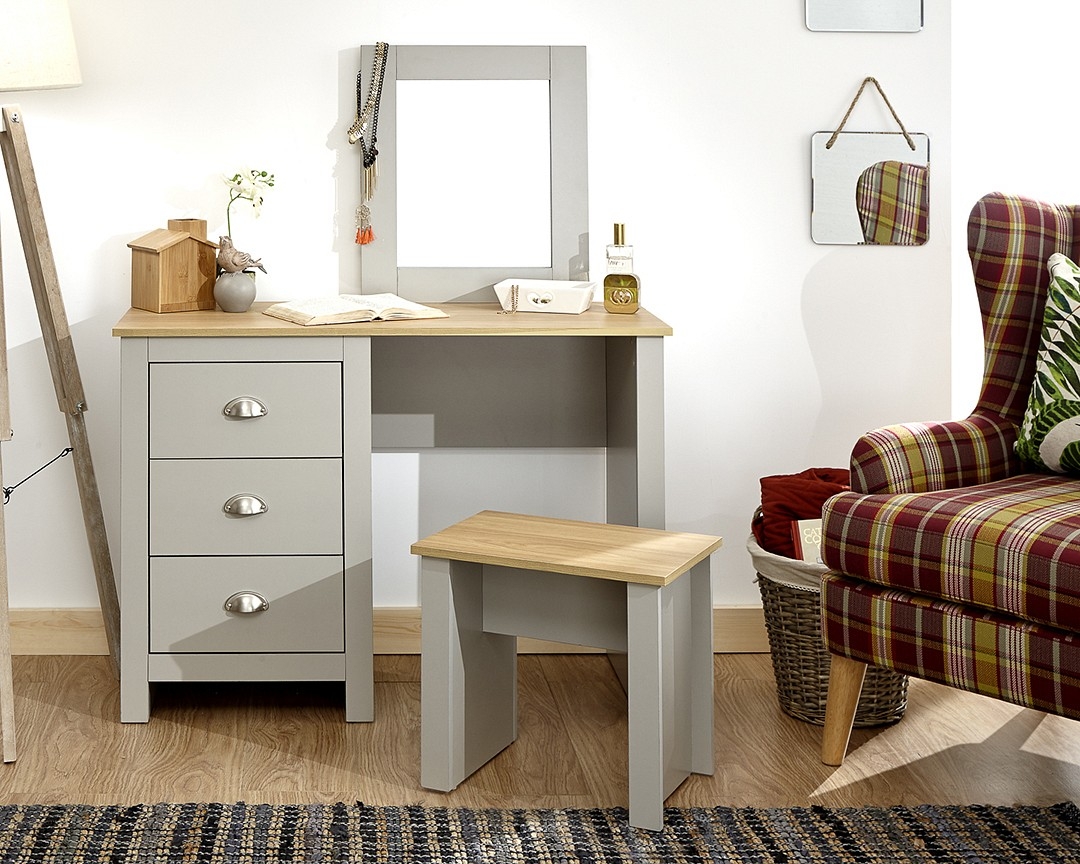 Lancashire Grey Dressing Table Set