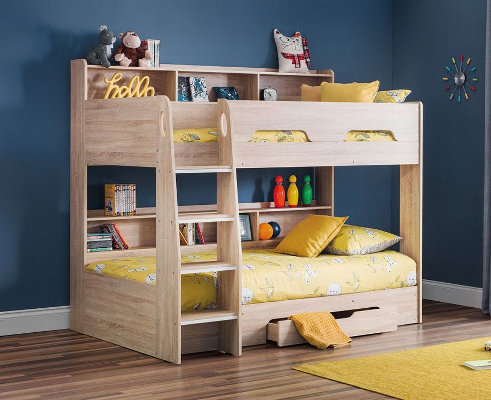 Orbit Light Oak Bunk Bed
