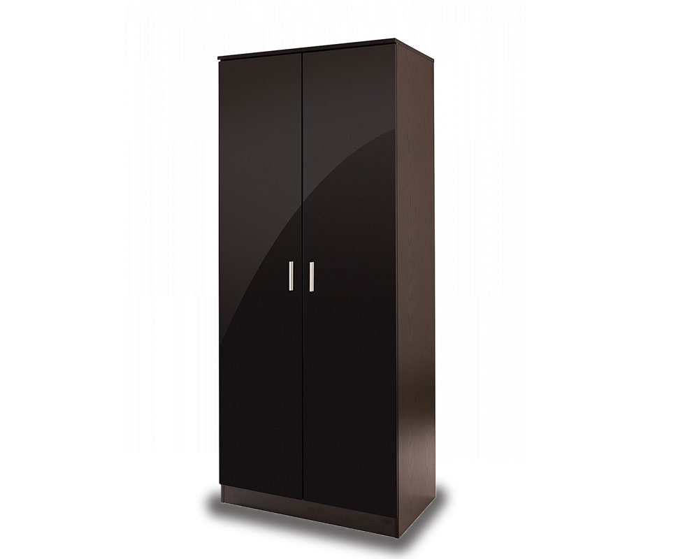 Otto Black High Gloss 2 Door Robe