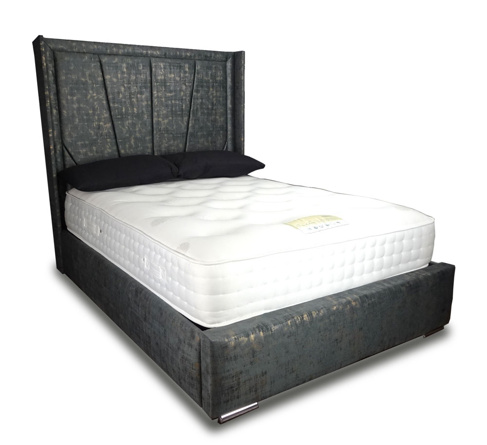 Soho Tall Winged Double Bed Frame