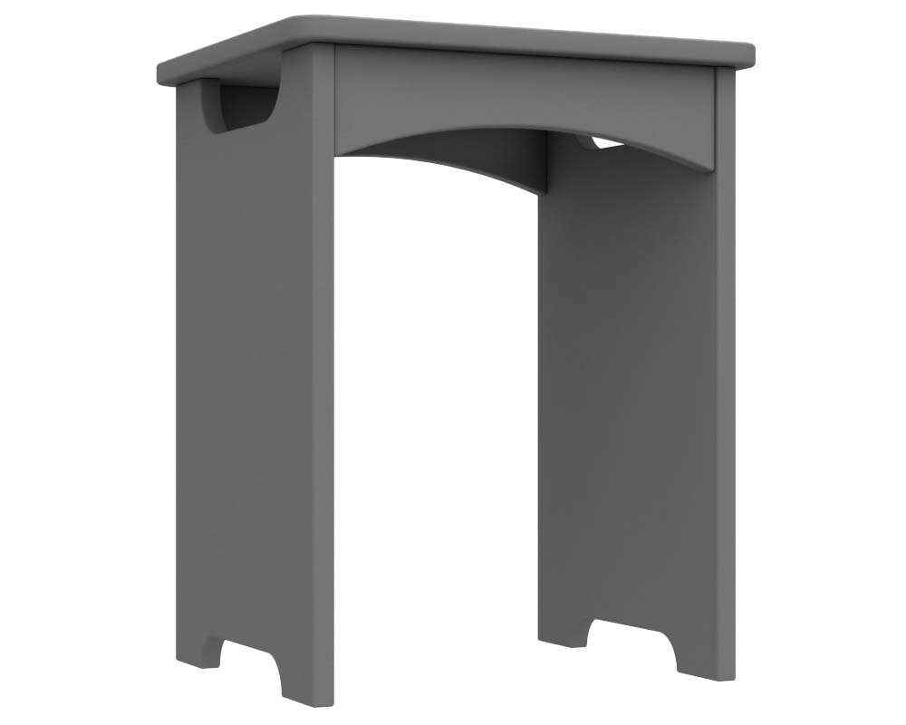 Arden Dust Grey High Gloss Stool